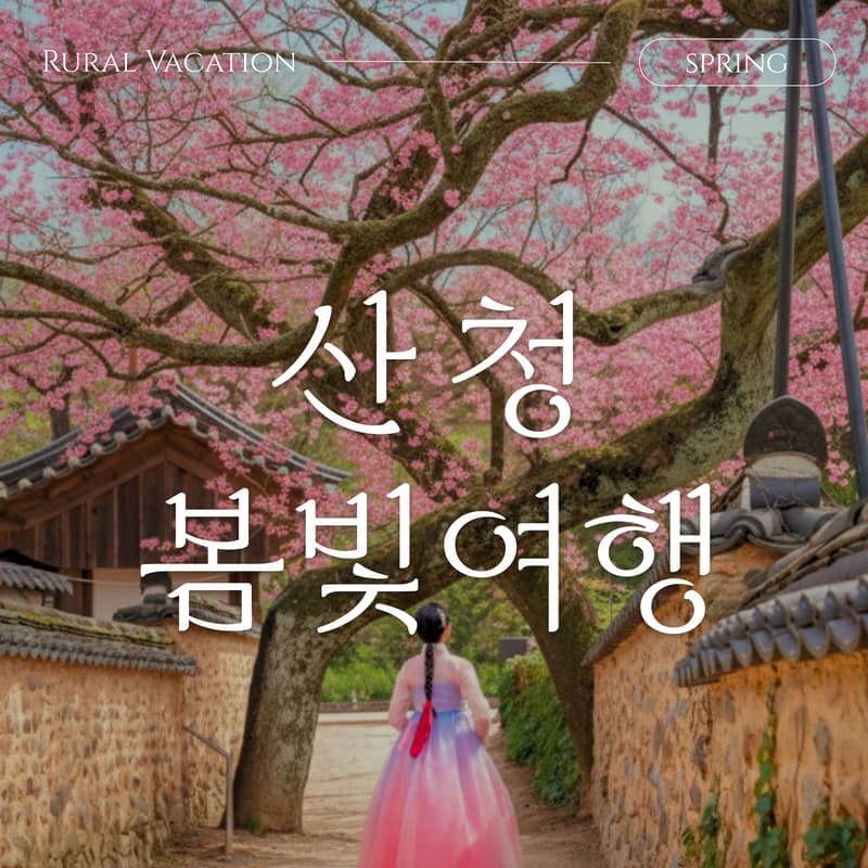 [산청/1박] 한방 웰니스의 도시, 봄빛 산청 패키지여행 🌸 | 노는법